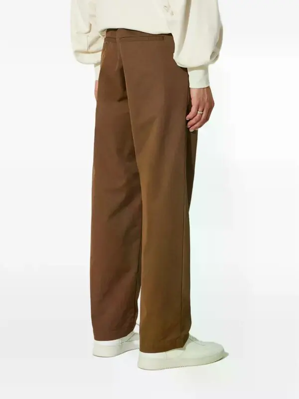 Carhartt Work In Progress Logo-patch Trousers - Brown