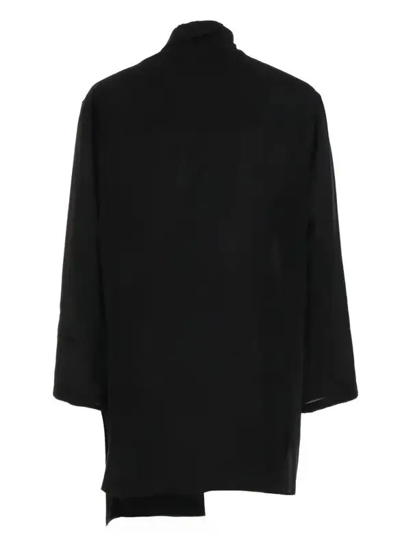 Yohji Yamamoto Chest Pouch Pocket Blouse