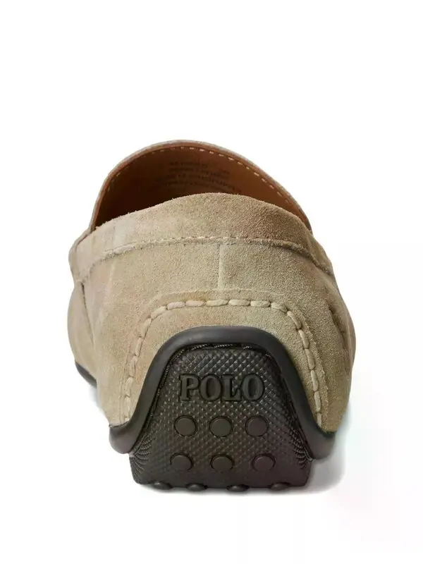 Polo Ralph Lauren Reynold Hand-stitched Suede Loafers - Neutrals