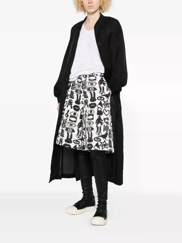 Comme Des Garçons Single-breasted Buttoned Coat
