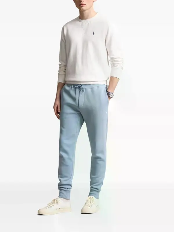 Polo Ralph Lauren Drawstring Ribbed Track Pants - Blue