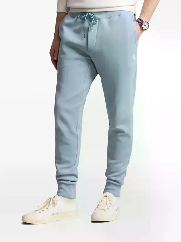 Polo Ralph Lauren Drawstring Ribbed Track Pants - Blue