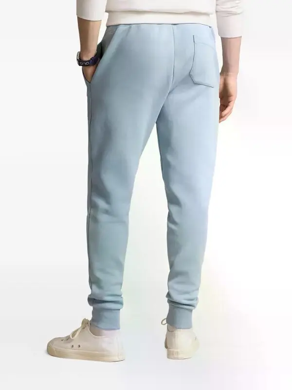 Polo Ralph Lauren Drawstring Ribbed Track Pants - Blue