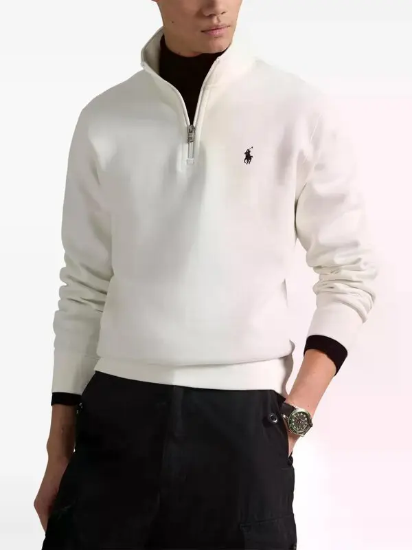 Polo Ralph Lauren Embroidered Quarter-zip Sweatshirt