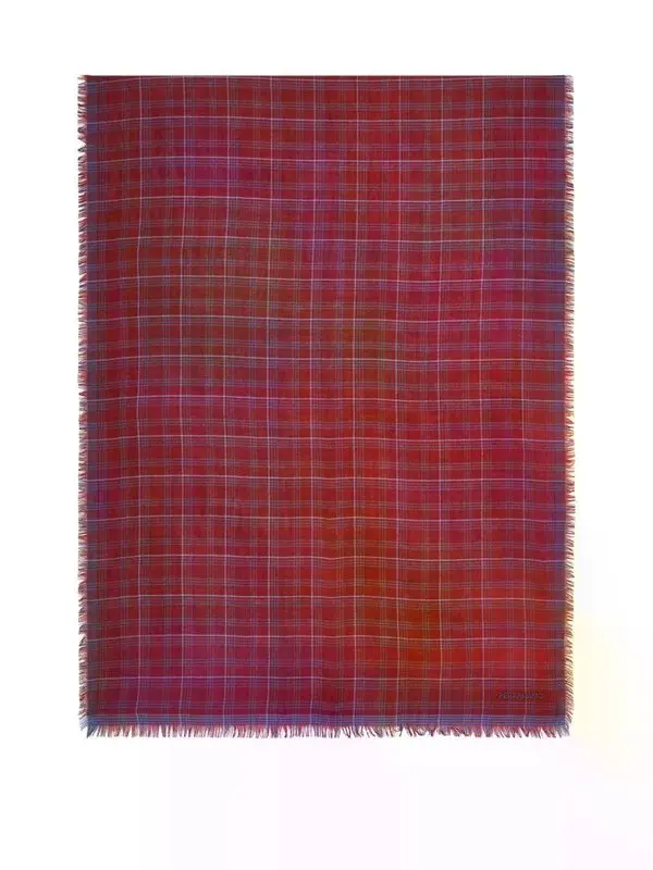 FERRAGAMO Cashmere And Silk Scarf - Red