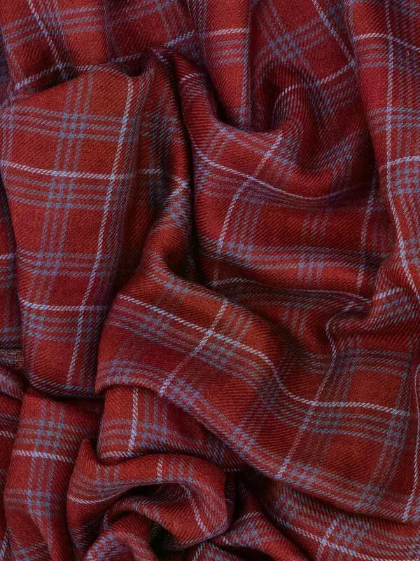 FERRAGAMO Cashmere And Silk Scarf - Red