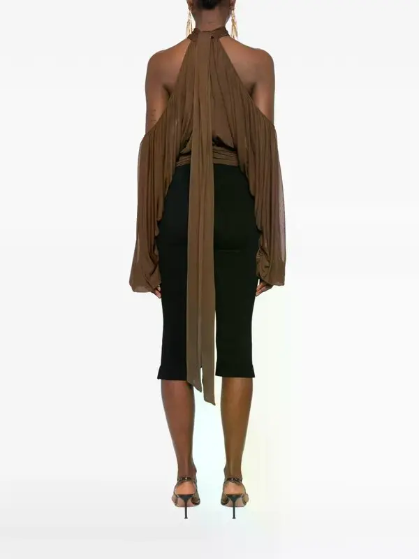 Giuseppe Di Morabito Tie-neck Blouse