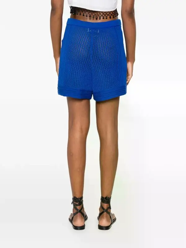 Eric Bompard Crocheted Shorts - Blue