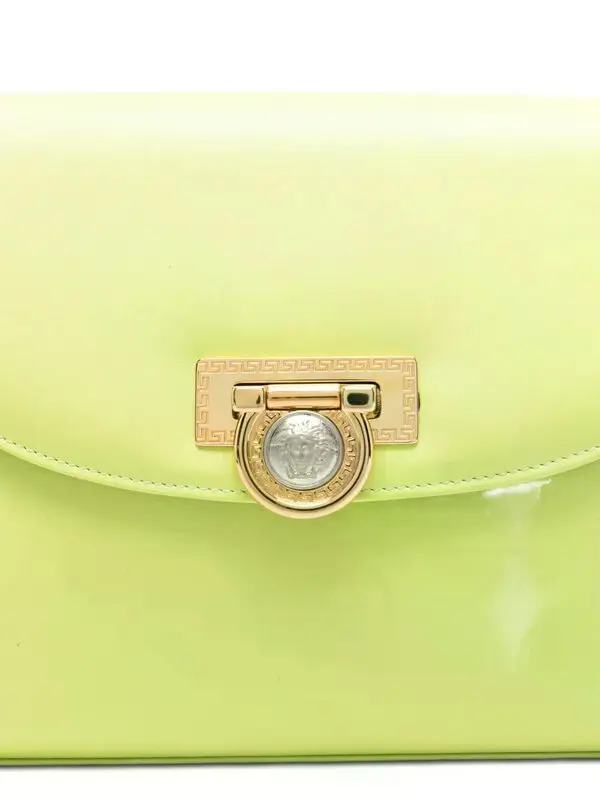 Versace 1990s Turn-lock Leather Clutch