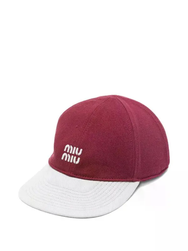 Miu Miu Baseball Cap - Red
