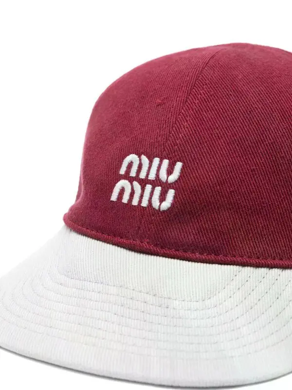 Miu Miu Baseball Cap - Red