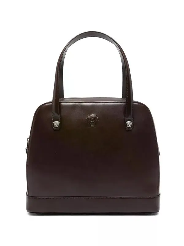 Versace 1990s Leather Tote Bag