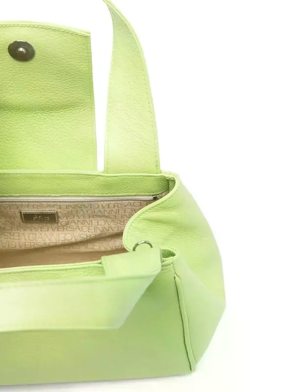 Versace 1990s Leather Tote Bag