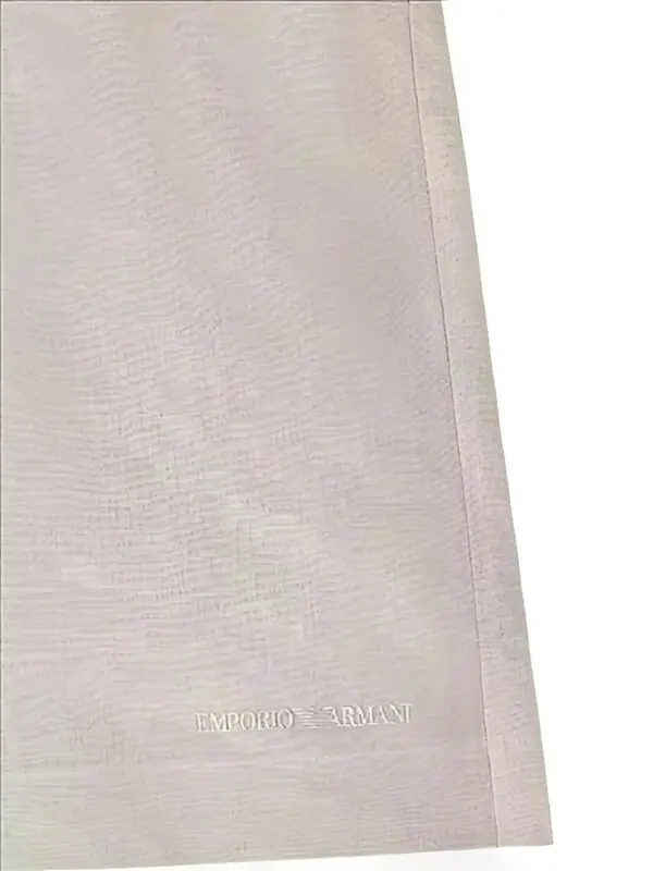 Emporio Armani Drawstring Linen Shorts