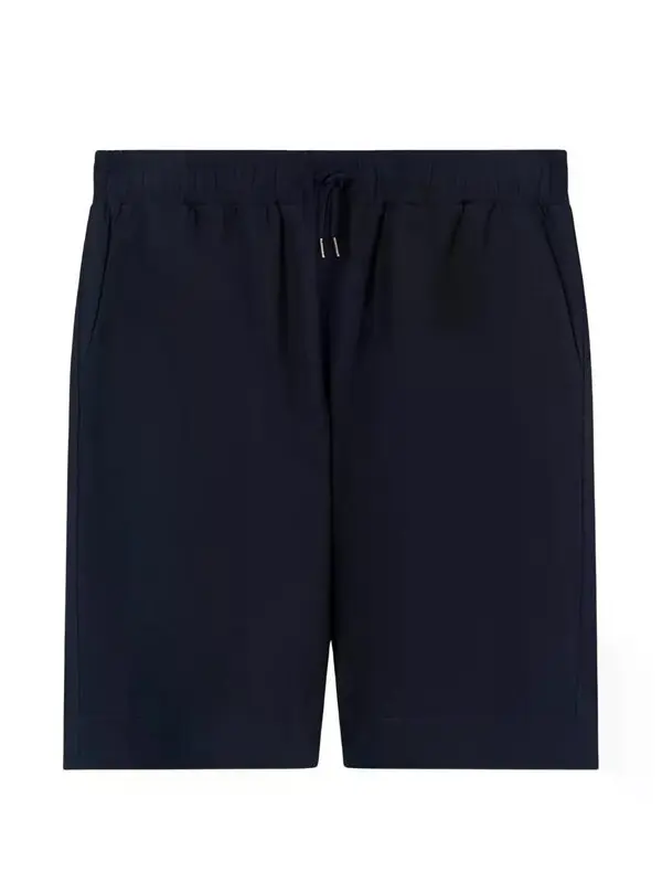 Emporio Armani Elastic-waist Deck Shorts - Blue