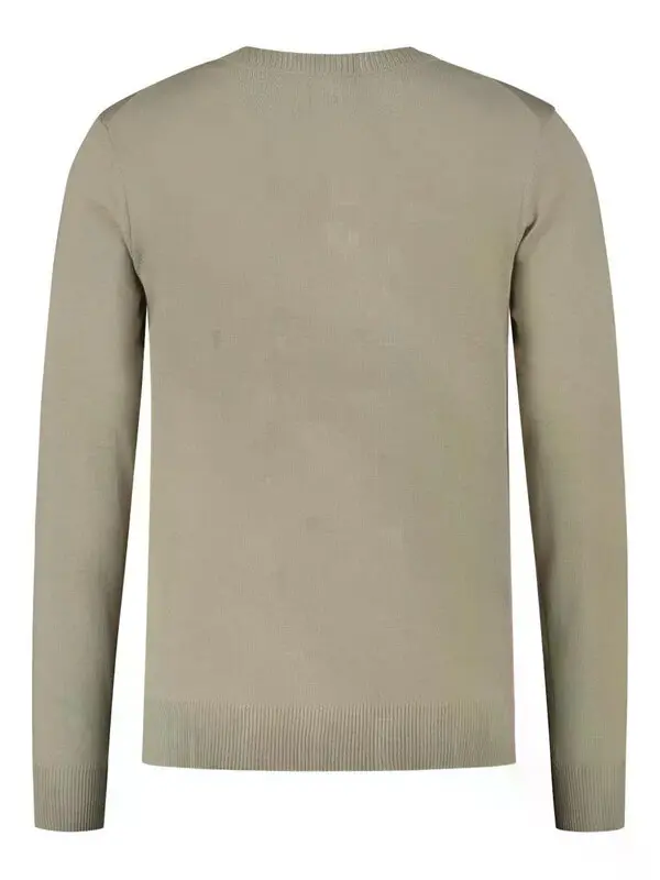 Emporio Armani Wool Crewneck Sweater - Neutrals