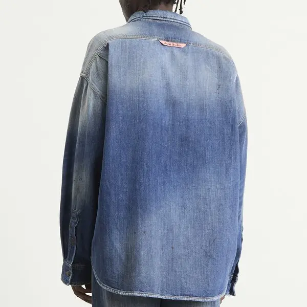 Acne Studios Blue Trafalgar Denim Shirt - Mid Blue