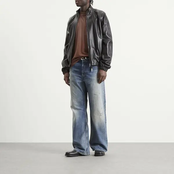 Acne Studios 2021 Daybreak Wash Wide Leg Jeans