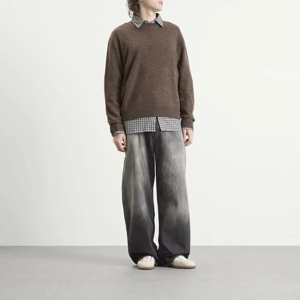 Acne Studios Cashmere Crew Neck Sweater - Walnut Brown