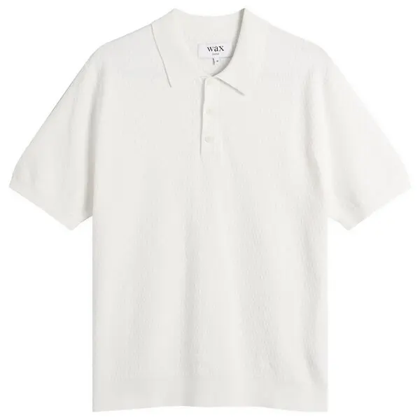 WAX LONDON Naples Retro Diamond Knit Polo