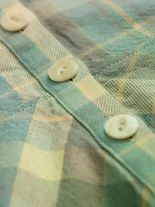 Ralph Lauren Plaid Buttoned Top - Green