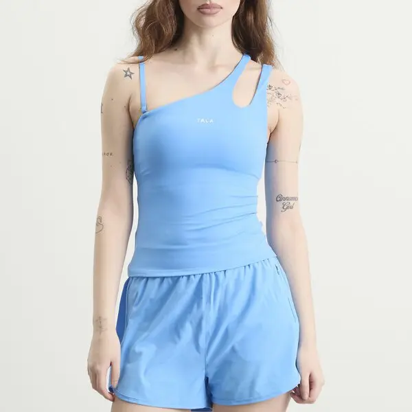 TALA Skinluxe Asymmetrical Vest - Sky Blue