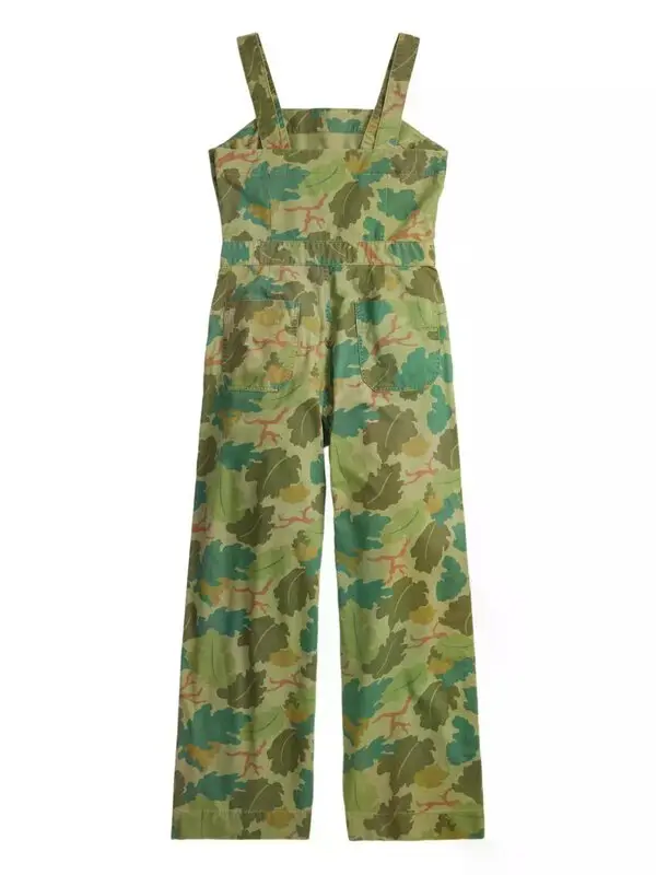 Ralph Lauren Buttoned Camouflage Jumpsuit