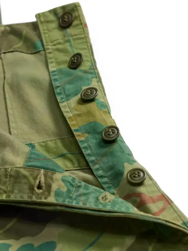 Ralph Lauren Buttoned Camouflage Jumpsuit