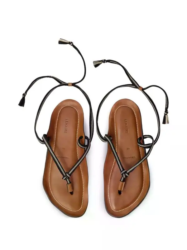 LEMAIRE Tassel Laced Sandals