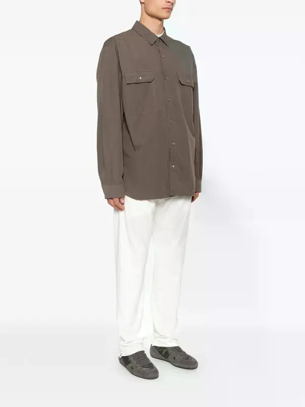 Rick Owens Flap-pocket Shirt - Brown