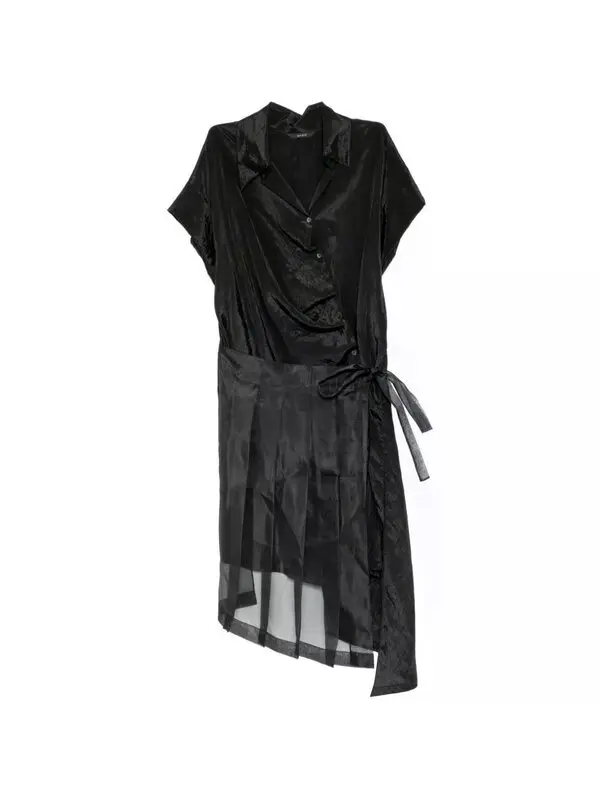 GAZ DE LIN Tied-waist Midi Dress