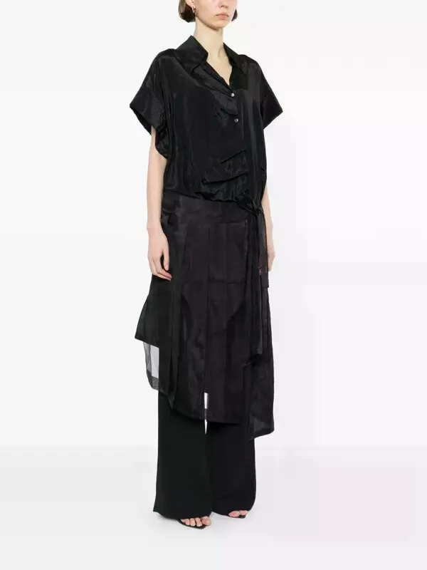 GAZ DE LIN Tied-waist Midi Dress