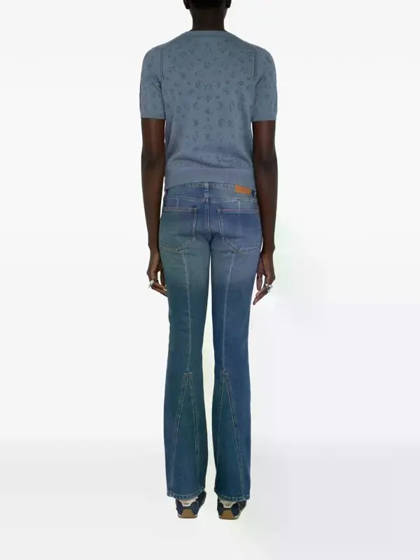 Zadig&Voltaire Cut-out Pattern Crew Neck Sweatshirt