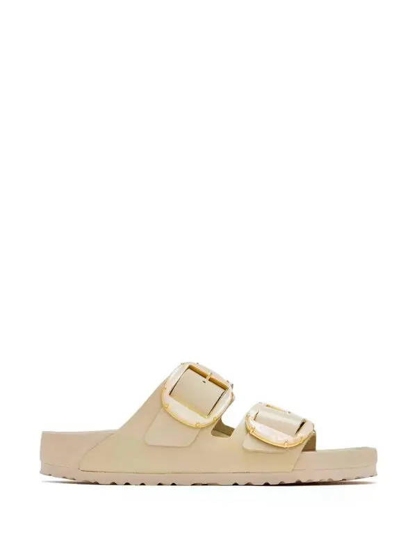 BIRKENSTOCK Arizona Pearl-buckle Sandals - Neutrals