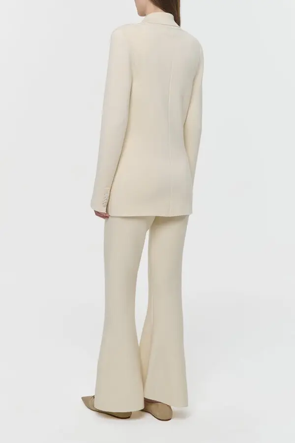 Gabriela Hearst Ceto Knit Blazer - Ivory