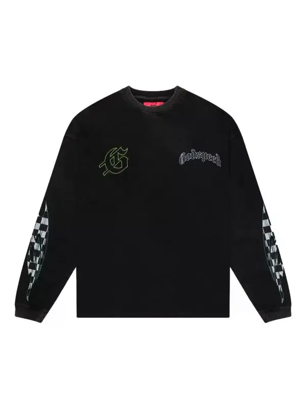 GODSPEED Graphic Print Long-sleeve T-shirt