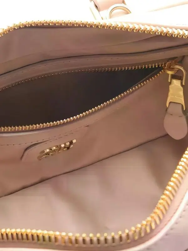 Miu Miu Leather Tote Bag - Neutrals