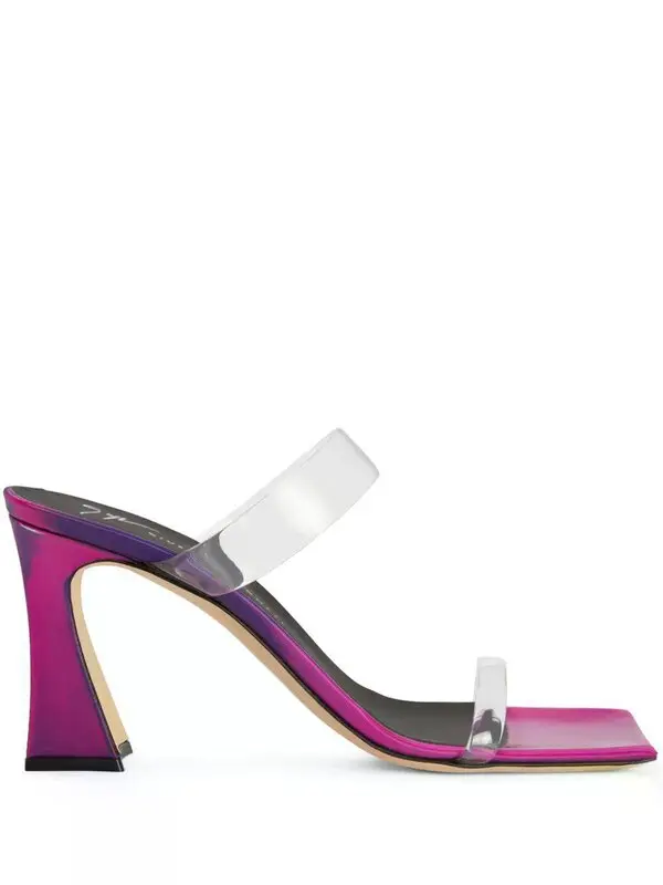 GIUSEPPE ZANOTTI 85mm Faminia Plexi Sandals - Pink