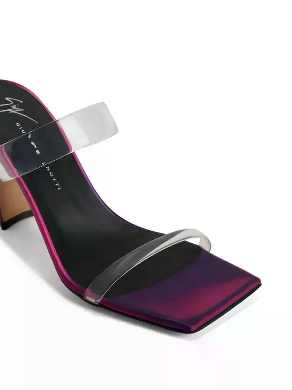 GIUSEPPE ZANOTTI 85mm Faminia Plexi Sandals - Pink