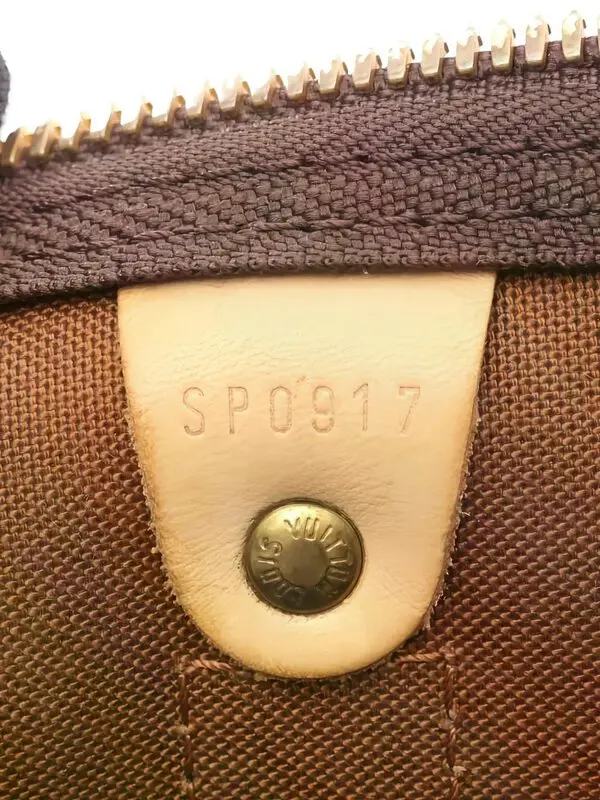 LOUIS VUITTON 1997 Monogram Leather Boston Tote - Brown