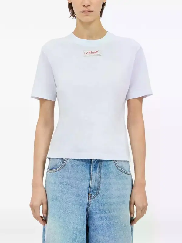 MSGM Logo-patch T-shirt