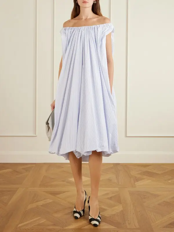 Jacquemus The Lavande Midi Dress - White