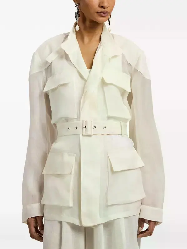 Ralph Lauren Zaria Belted Jacket - Neutrals