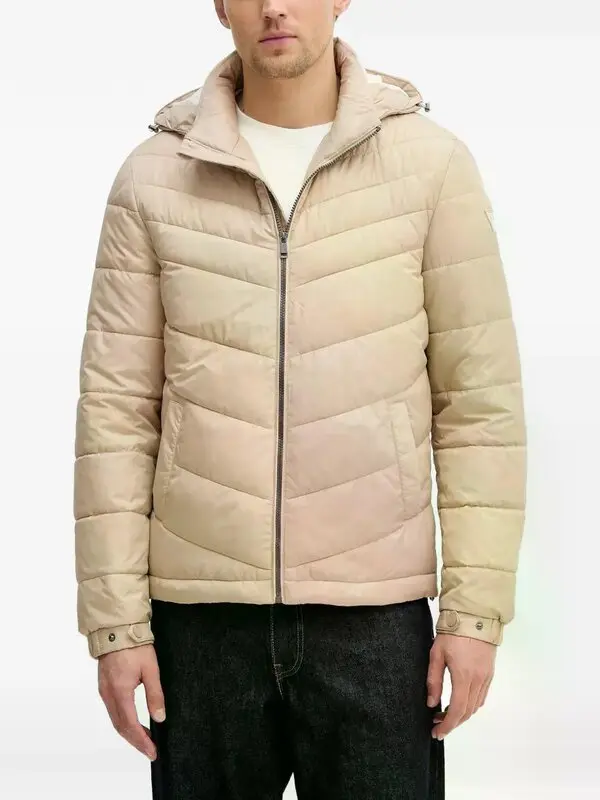 Guess Quilted Hooded Jacket