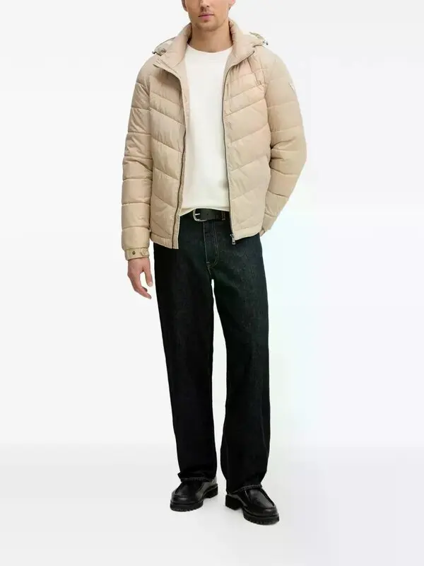 Guess Quilted Hooded Jacket