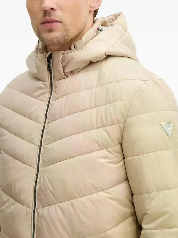 Guess Quilted Hooded Jacket