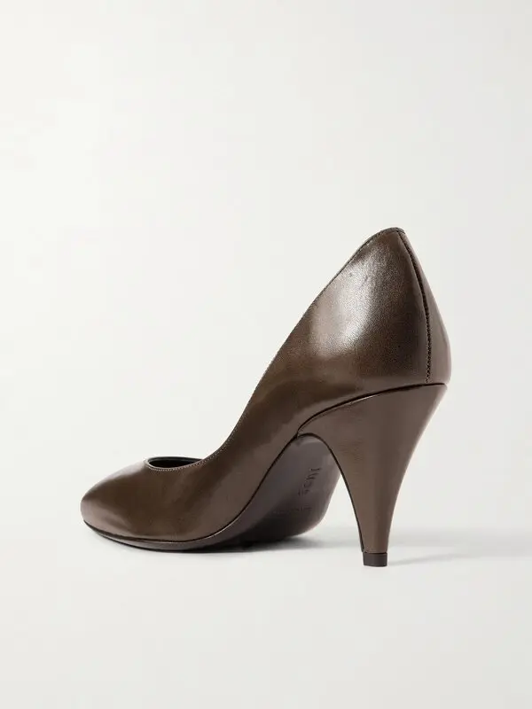 JUDE Haze Leather Pumps - Brown