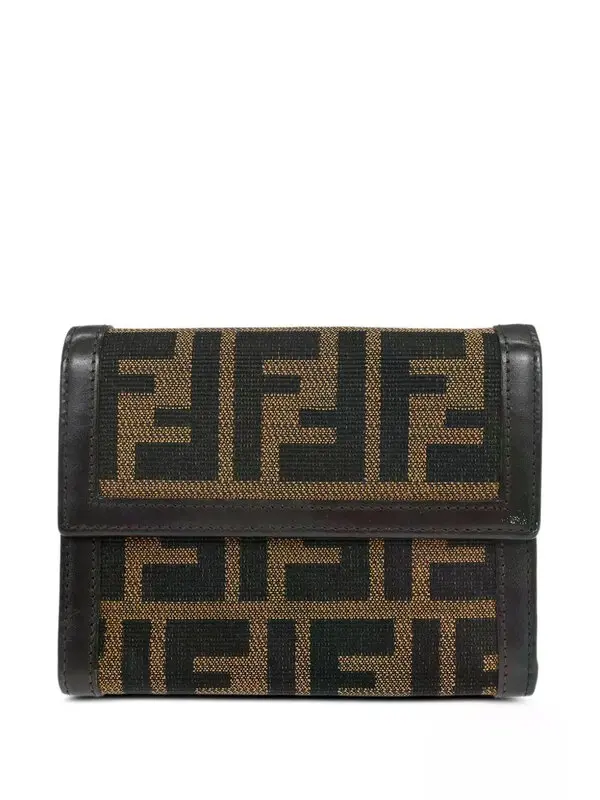 Fendi 2000 Zucca Canvas Wallet - Brown
