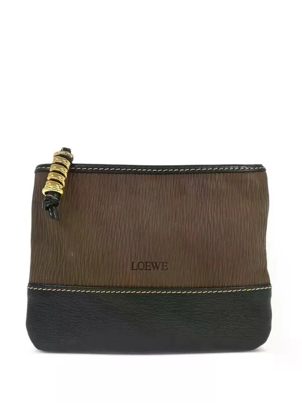Loewe 1990-2000s Velasquez Two-tone Pouch