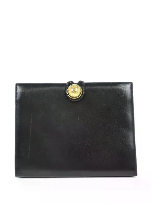 Celine 1990-2000s Coin-purse Leather Wallet - Black